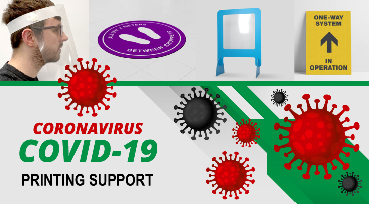 Covid-19 Coronavirus Printing Support - Printing Solutions in Cardiff