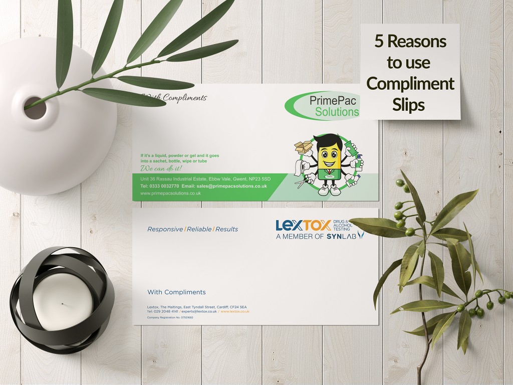 5 Reasons to still use Compliment Slips in 2021